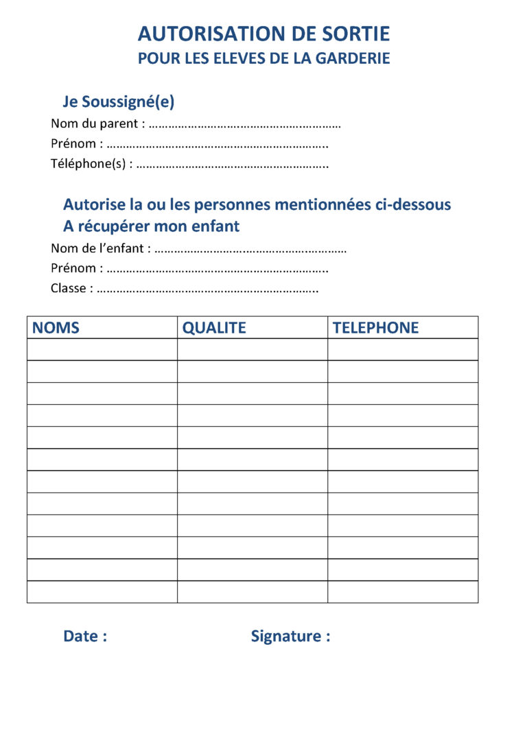 Modalités d'inscriptions - GARDERIE et CANTINE - Le Rove