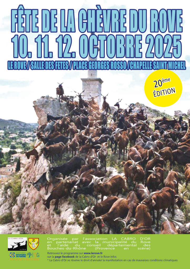 20ème édition de la fête de la chèvre du Rove, les 10, 11 et 12 octobre ...