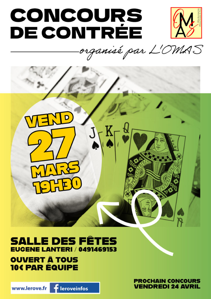 Concours de contrée le 27 mars - Le Rove